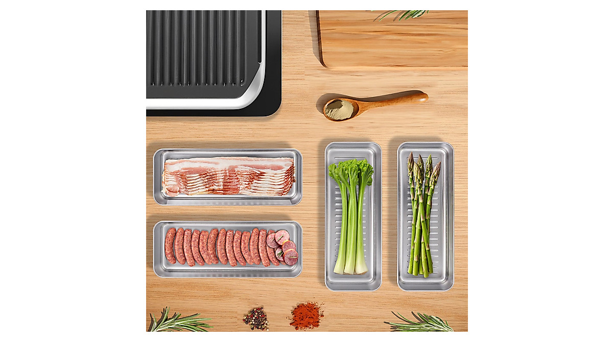Stainless Steel Bacon Container with Airtight Seal - Keep Food Fresh