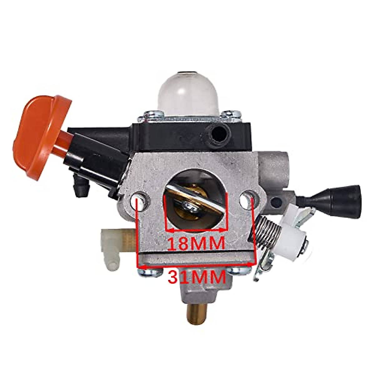 Mikatesi 4180-120-0615 FS91 Carburetor for Stihl FS91 FS91R FS111 FS89 HT102 HT103 FC91 FC96 KM91 KM91R KM111 FC111 Brushcutter Trimmer Carb - with Air Filter Kit