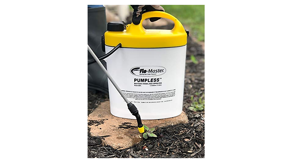 Pumpless Battery Powered Sprayer - Recharge Efficiently