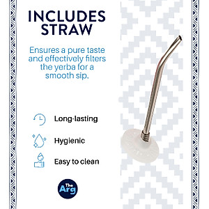 THEARG | Yerba Mate Silicone Gourd Cup with Stainless Steel Straw | Self-Clean Modern Plastic Gourd Design - Yerba Mate Cup and Bombilla Set from Argentina - Travel and Beach Essentials - Ideal Gifts