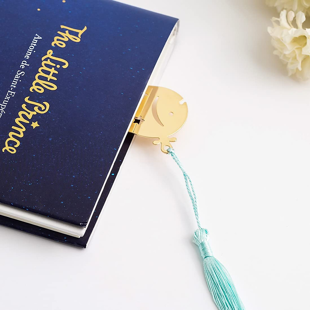 60 Pcs Blue Whale Bookmarks for Baby Shower Favors Mermaid Theme Party Gift Souvenirs for Gueststs (Blue Whale)