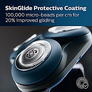 Philips Norelco Exclusive Shaver 5000X, Rechargeable Wet & Dry Shaver with Precision Trimmer and Storage Pouch, X5006/85