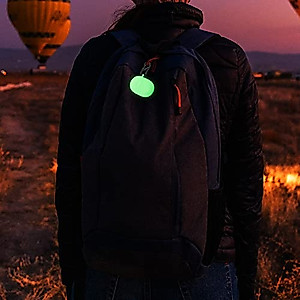 Geiomoo Silicone Case Compatible with Google Pixel Buds Pro, Protective Cover with Carabiner (Luminous Green)