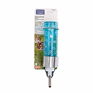 Lixit Wire and Aquarium Cage Water Bottle Chew Guard for Guinea Pigs, Rats, Rabbits, Ferrets Hamsters and Other Small Animals. (8oz with Bottle)