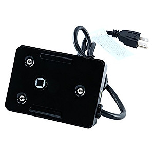 Homend Universal Grill Electric Replacement Rotisserie Motor 120 volt 4 Watt On/Off Switch, Black (Black)