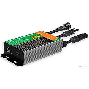 Y&H 350W Grid Tie Micro Inverter MPPT Solar Input Voc34-46V AC90-140V Output for 24V 36V Solar Panel