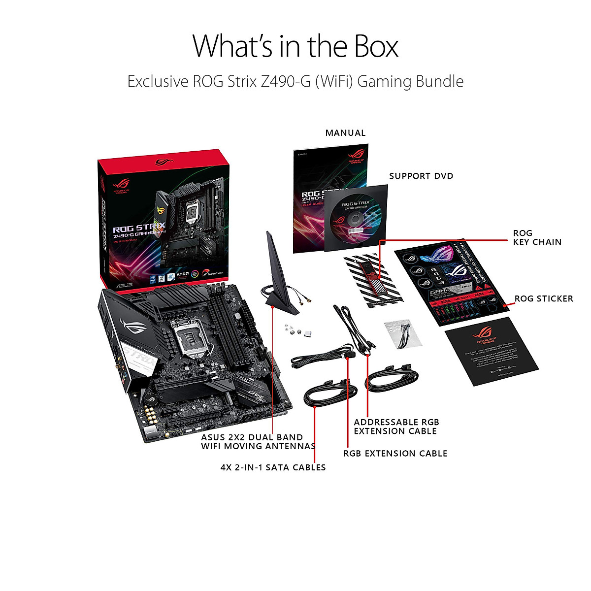 ASUS ROG Strix Z490-G Gaming (WiFi 6) Z490 LGA 1200 (Intel® 10th Gen) SFF Micro ATX Gaming Motherboard (12+2 Power Stages, Intel® 2.5 Gb Ethernet, Bluetooth v5.1 and Aura Sync)