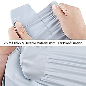 100 Pack Poly Mailers 12x15.5, White Self-Seal Shipping Bags, 2.5 Mil Thick Durable Mailing Envelopes, Packing Bags for Small Business