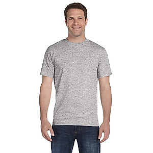 Hanes Men's Tagless Comfortsoft Crewneck T-shirt (Pack of 5) (Medium, Grey)