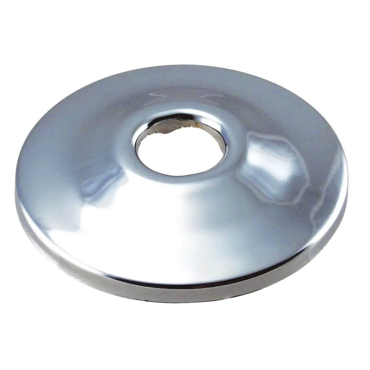 Westbrass R128-2-26 1/2" (5/8" OD) Sure Grip Low Pattern Flange for Copper Pipe (2-Pack), 1-Pack, Polished Chrome