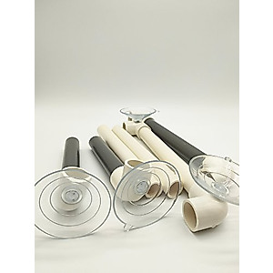 Hypeety Bird Portable Suction Cup Parrot Shower Perch Window Standing Platform Shower Bath Toy for Bird Parrot Macaw Cockatoo African Greys Budgies Parakeet Cockatiel