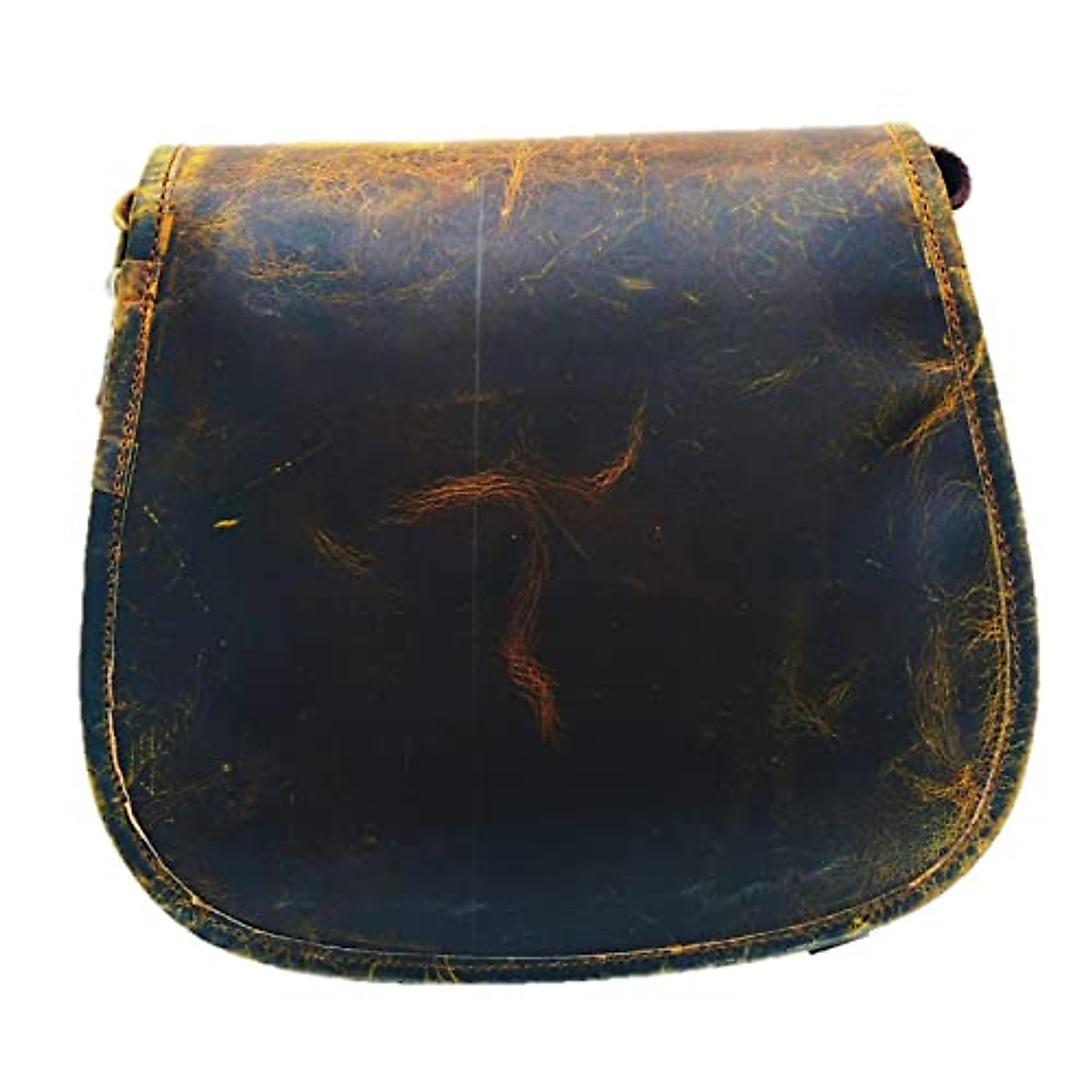 Jony Vintage Crossbody Bags for Women, Vegan Medium Purse Saddle and Satchel Handbags, Leather (H 9 X L 11 X W 3)