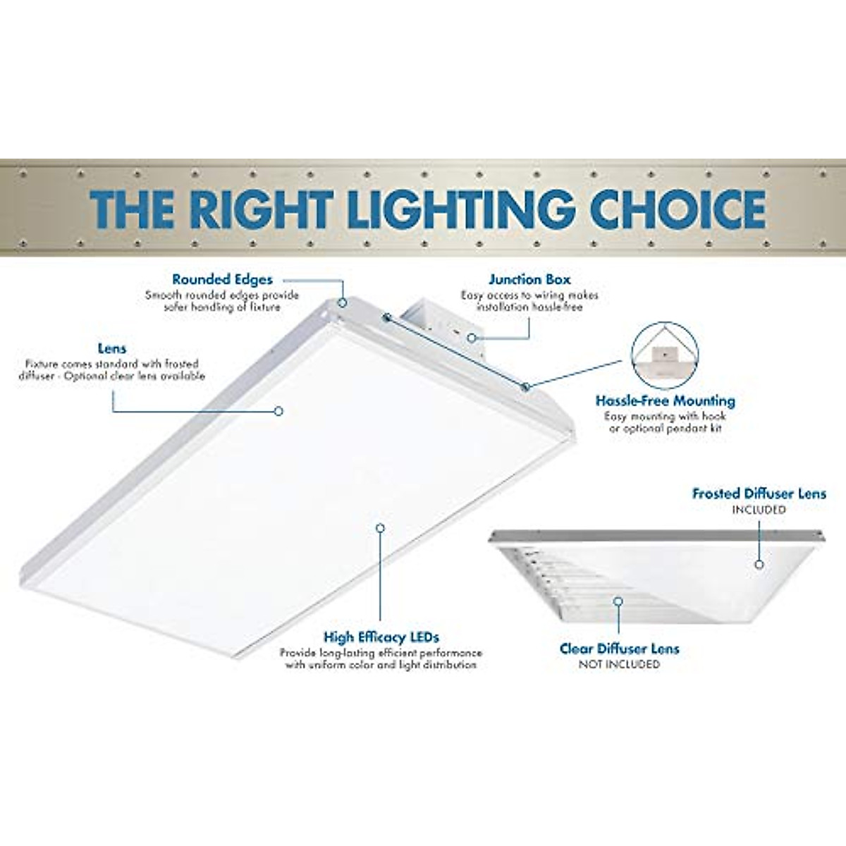 WareLight Condor G3 Premium LED High Bay 85W, 11560Lms, 5000K LED Shop ...