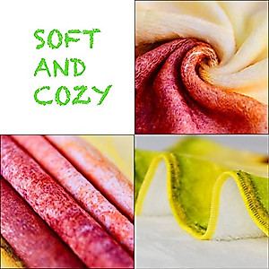 PHNAM Funny Avocado Plush Blanket Soft and Cozy Throw Blanket for Couch Throw Blanket for Adult and Kids Bed Couch Travel 59X51Inches