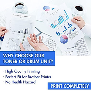 DR820 DR-820 Drum Unit 2-Pack: Compatible Black DR 820 Drum Replacement for Brother HL-L6200DW MFCL5850DW MFC-L5900DW MFC-L6700DW MFC-L5800DW HL-L6400DW HL-L5200DW HL-L5100DN Printer