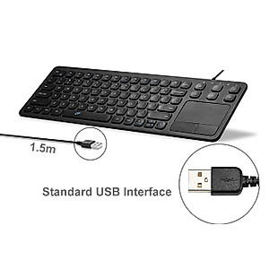 Vilros 15 Inch USB Keyboard with Touchpad-Great for Raspberry Pi