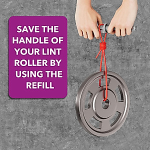 Lint Rollers for Pet Hair Extra Sticky, 500 Sheets Mega Value Set Lint Roller with 5 Upgraded Handles, 5 Rollers Portable Pet Lint Remover for Clothes, Furniture, Carpet, Dog & Cat Hair Removal…