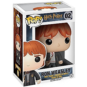 Funko Pop! Movies: Harry Potter - Ron Weasley #02 Vinyl Figure (Bundled with Pop Box Protector Case)