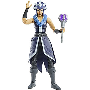 Masters of the Universe Masterverse Revelation Action Figure & Accessories, Evil-Lyn Motu Collectible with Articulation & Swappable Parts, 7-inch