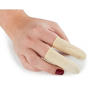 Grafco Latex Finger Cots, Large, 3908 L, 144 Count (Pack of 1)