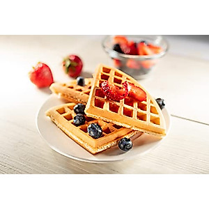 Waffle Maker by Cucina Pro - Non-Stick Waffler Iron with Adjustable Browning Control, Griddle Makes 7 Inch Thin, American Style Waffles for Breakfast, Great for Holiday Breakfast or Gift