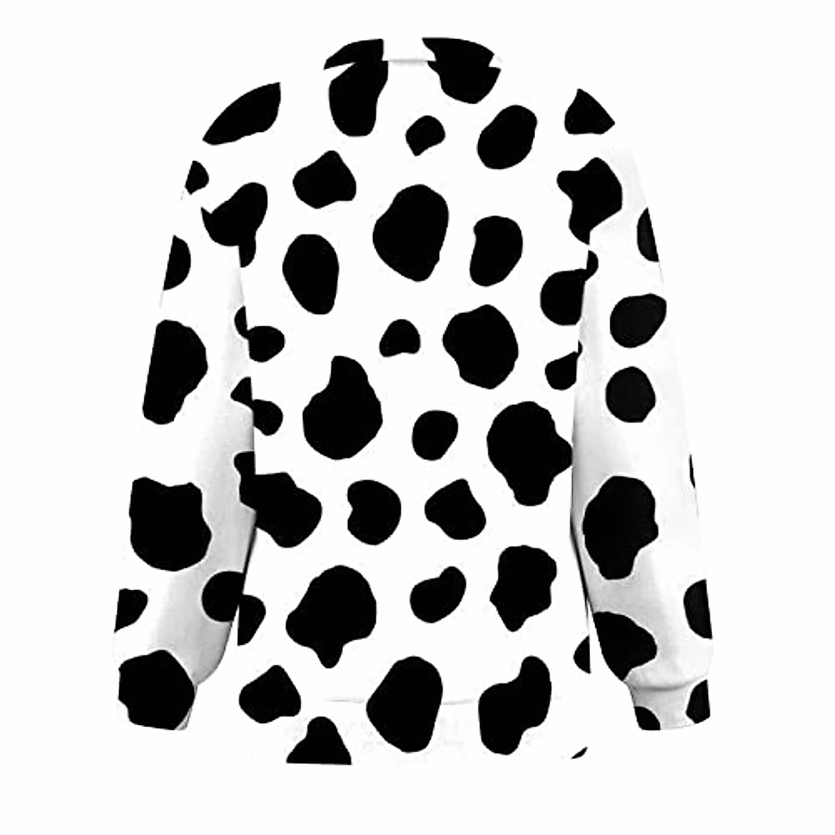 Fashion Women Casual Print Lapel Neck Long Sleeve Loose T-Shirt Blouse Pullover Tops