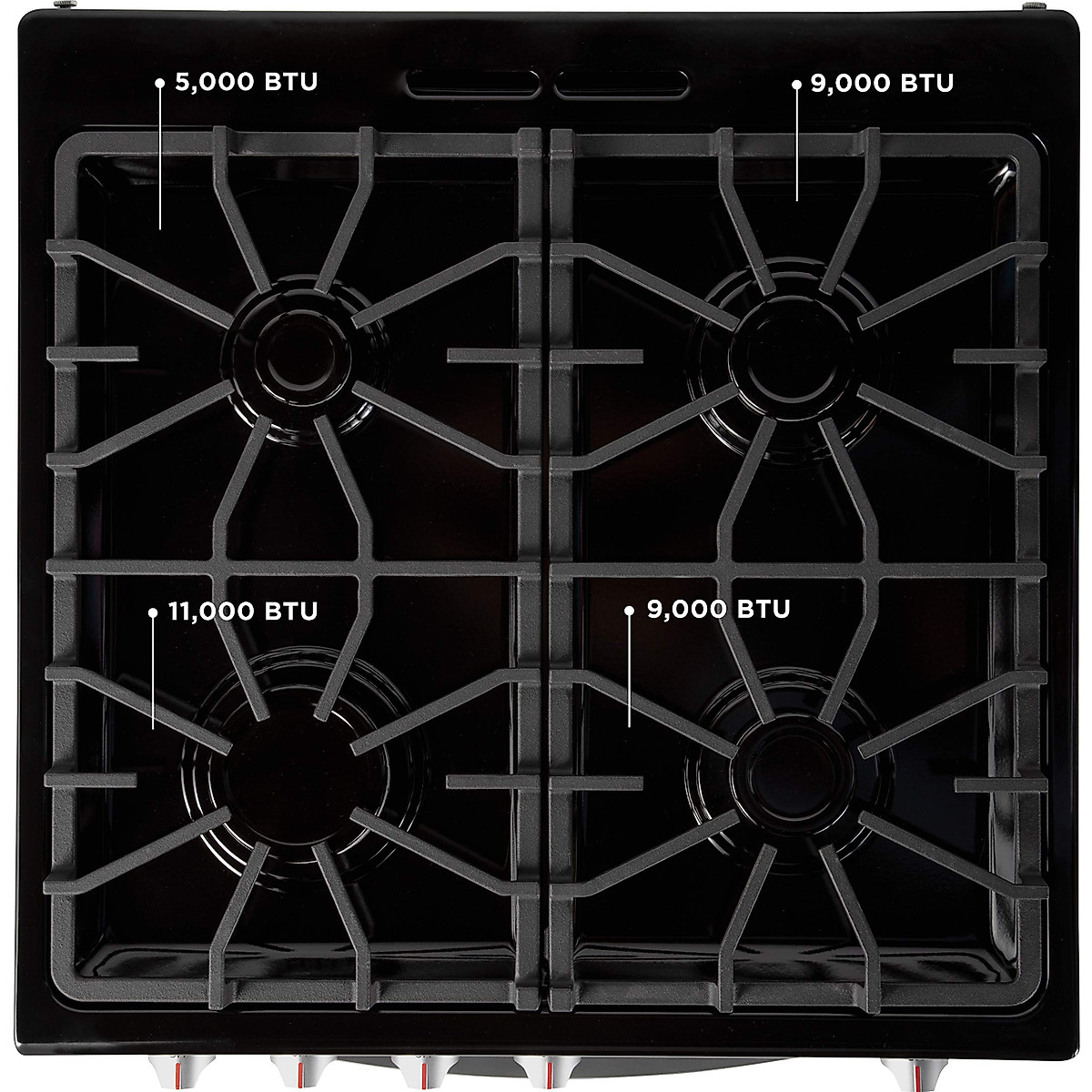 Frigidaire 24 in. 1.9 Cu. Ft. Gas Range in Stainless Steel with Continuous Cast Iron Grates, ADA Compliant