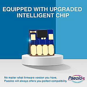 Paeolos 902XL Ink Cartridges Combo Pack, Compatible Ink Cartridges Replacements for HP 902 Ink | 902XL Ink Work with HP OfficeJet Pro 6961 6970 6962 6968 6971 6975 6978, 4 Packs (with Latest Chips)