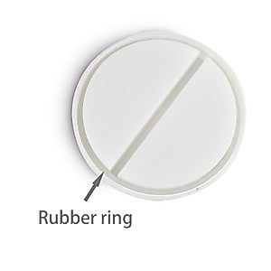 Waterproof Battery Operated LED Pillar Candle Outdoor Flameless Flickering Plastic Resin Electric Light with Timer for Birthday Baby Party Wedding Decoration Patio Garden Home Decor 3x4 Inches