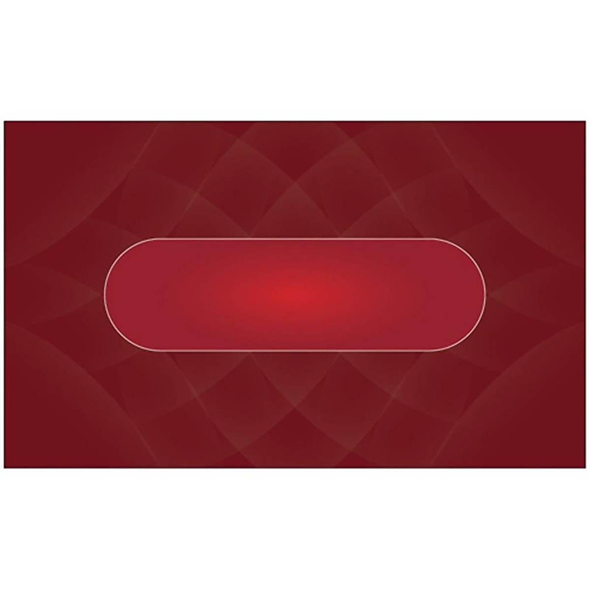 Brybelly Sublimation Poker Table Felt for Casino Quality Tables (Red)