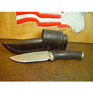 Leather Knife Sheath/Leather Knife Case/Leather Knife Holster Made To Fit A Buck Selkirk 863 Knife