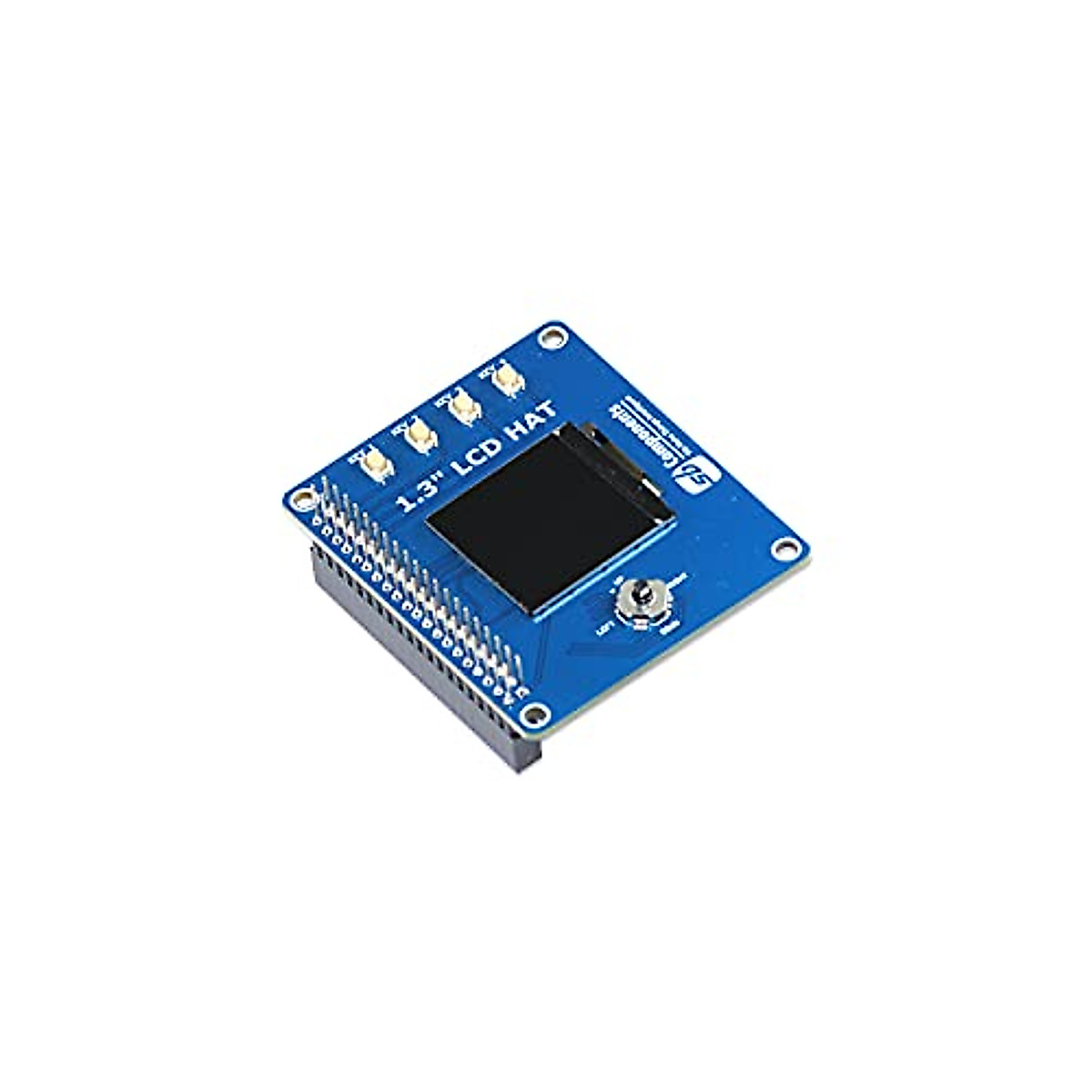 1.3inch LCD HAT for Raspberry Pi 4B/3B+/3B/2B/B+/A+/Zero and Zero W, 1.3" LCD Display, 240x240 Resolution, 65K RGB Colours Expansion Display Module for Raspberry Pi