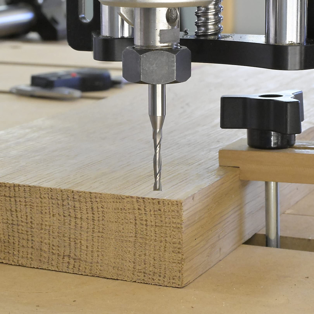 ROUTYBITS - 1/8 Diameter, Up Cut Bit, 1/4 in Dia Shank, 3/4 inch Cut Length, Solid Carbide, Spiral Endmill, CNC Router Bits