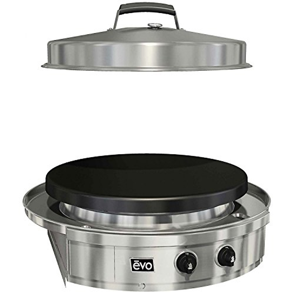 EVO Affinity 30G Series Built-in Grill (10-0055-NG), Seasoned Steel Cooktop, Natural Gas