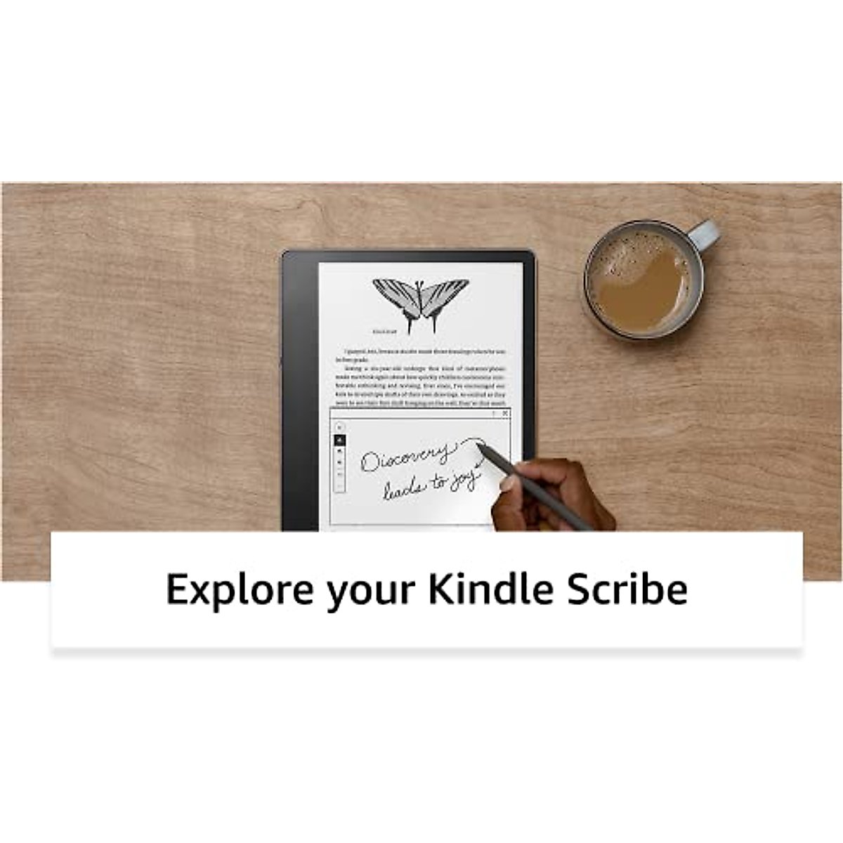 Kindle Scribe (32 GB) the first Kindle for reading, writing, journaling and sketching - with a 10.2” 300 ppi Paperwhite display, includes Premium Pen
