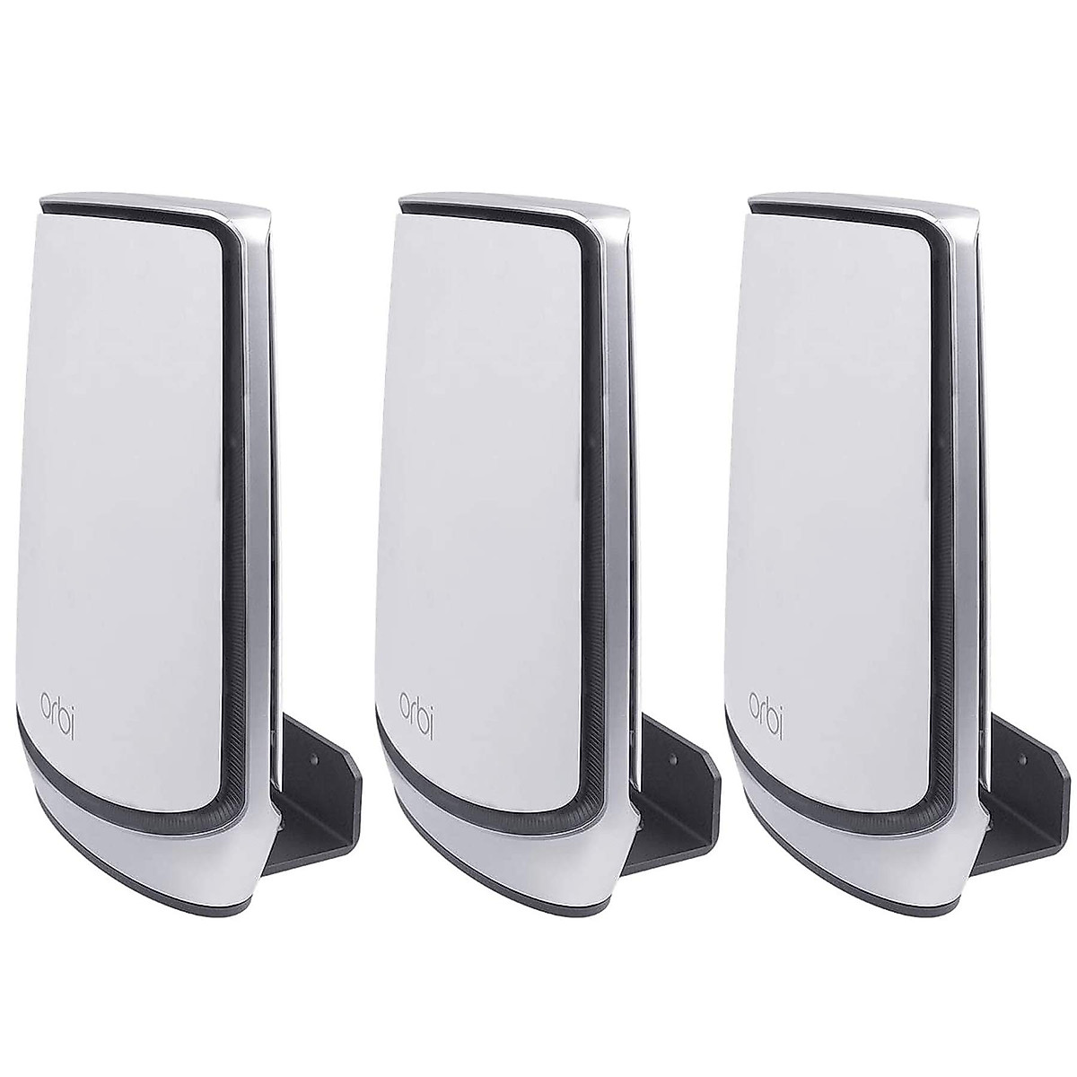 Metal Wall Mount Holder for Orbi Whole Home Tri-Band Mesh WiFi 6 System/Orbi Ultra(RBK850)(RBK852)(RBK853)/(RBS750)(RBS751)(RBK752)(RBK753)/(AX4200)(AX5700)(AX6000)////////(3PACK)