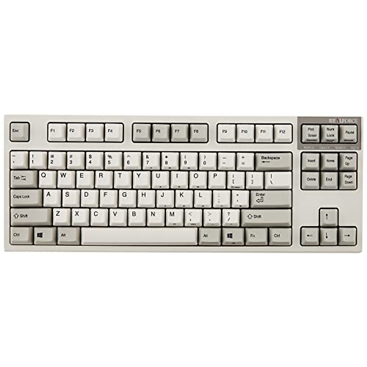 REALFORCE R2 Keyboard (Tenkeyless, Ivory, Mixed Key Weight)