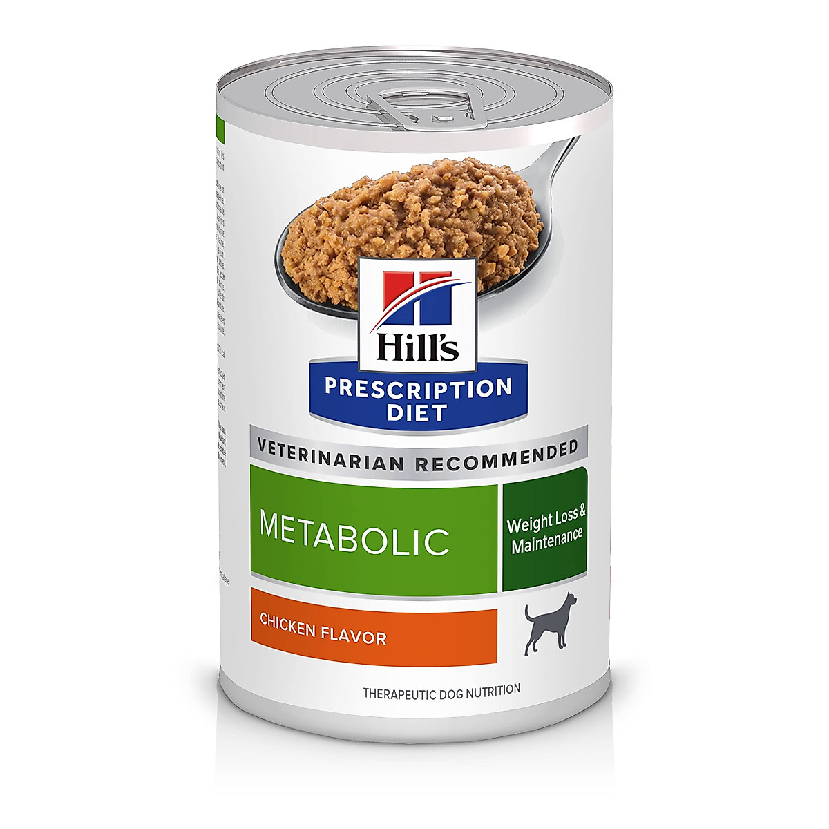 Hill's Prescription Diet Metabolic Weight Management Chicken Flavor Wet Dog Food, Veterinary Diet, 13 Oz (Pack of 12)