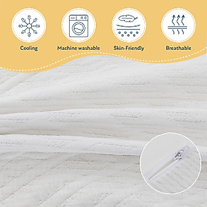 EGOHOME Full Mattress for Kids, 6 Inch Green Tea Gel Cooling Memory Foam Bunk Bed Mattress in a Box, Made in USA CertiPUR-US Certified, Medium Firm Trundle Mattress, White