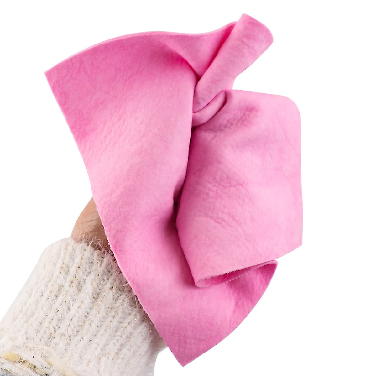 Ilets 3 Colors a Pack Absorbent Chammy Cloths - Stamp & Glass Cleaner - Easy to Use - 6x8 inch