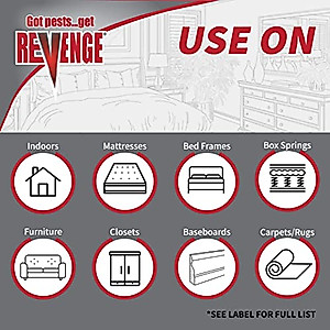 Bonide Revenge Dual Action Bed Bug Killer, 128 oz Ready-to-Use Spray