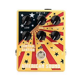 Caline CP-55 American Sound Overdrive Guitar Effect Pedal, Amplifier Simulation 57 Deluxe AMP Pedal Effect