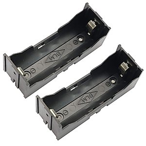 Tegg 2PCS 26650 Battery Holder for 26650 3.7V Lithium Battery Single Slot DIY Batteries Holder