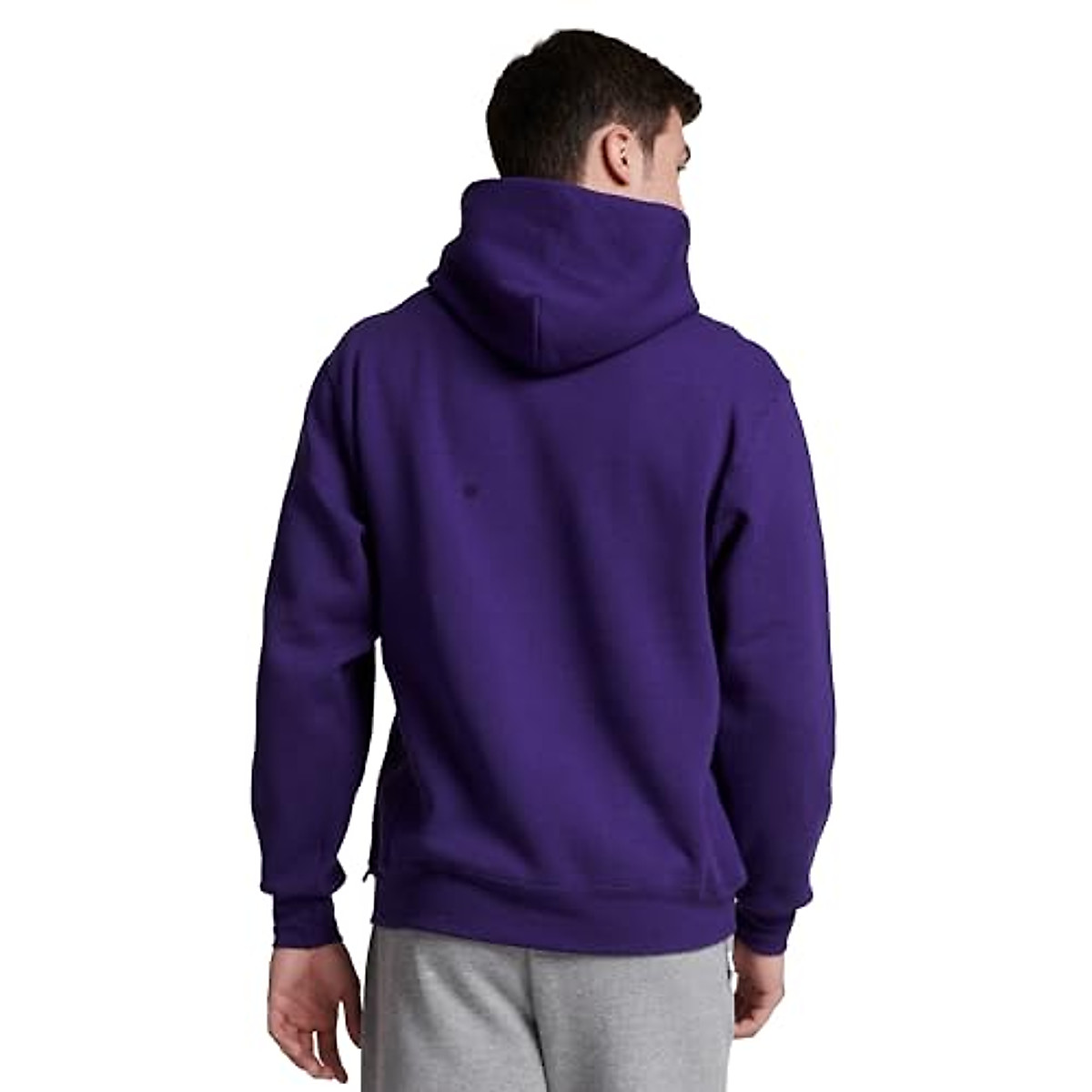 Russell Athletic Men's Dri-Power Pullover Fleece Hoodie, Purple, Small