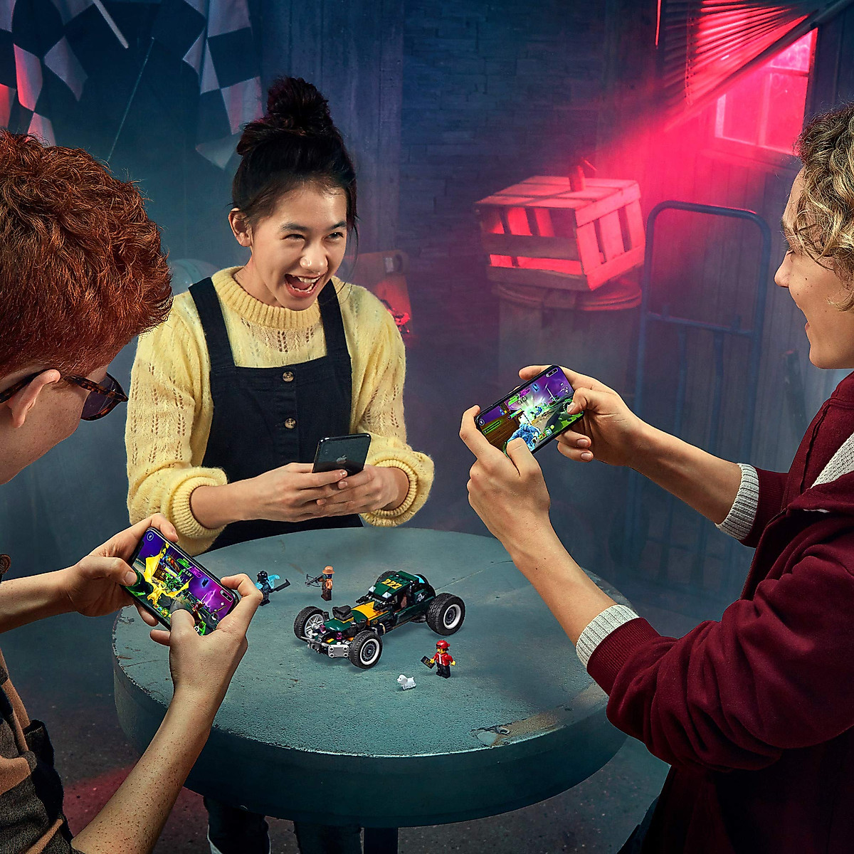 LEGO Hidden Side Supernatural Race Car 70434, Popular Augmented Reality (AR) Ghost Toy, App-Driven Ghost-Hunting Kit, Includes Jack, Vaughn and Shadow-Walker Minifigures (244 Pieces)