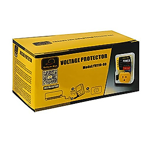 Surge Protector,Voltage Protector for Home Appliance, Voltage Brownout Outlet 110V 15A (2 Pack) Red