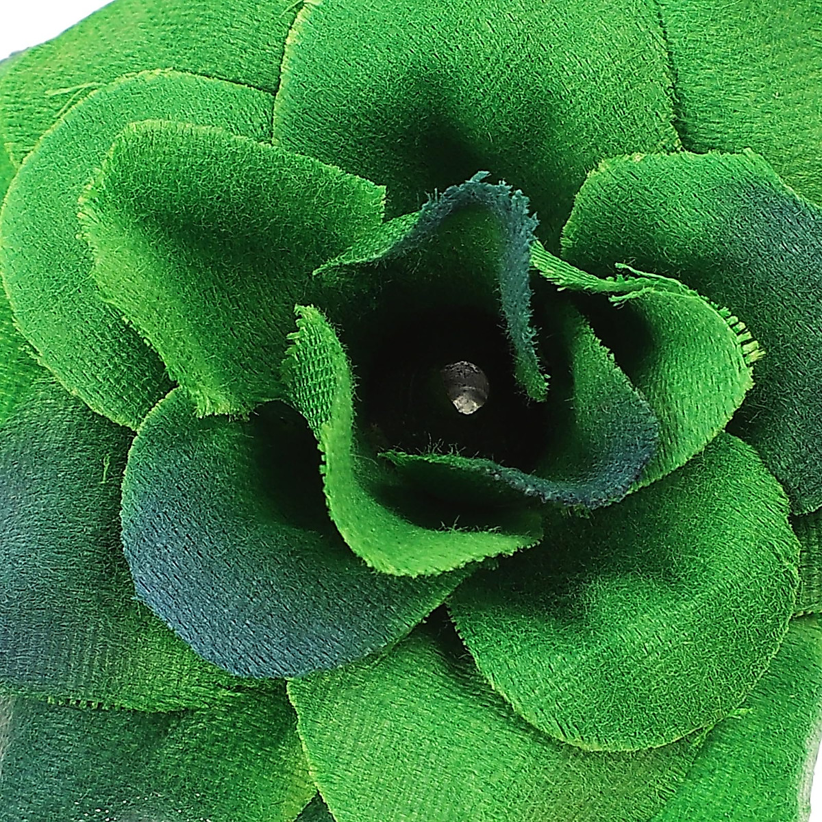 ULTNICE Artificial Faux Flower Heads Home Garden Party Decor 50pcs(Dark Green)