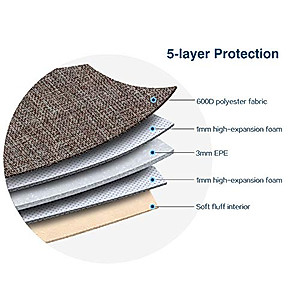 LONMEN 15.6 inch Laptop Sleeve Case Water-Resistant Notebook Handle Bag for Lenovo Flex 4/Yoga 720/Ideapad 330 321S Laptop/ThinkPad P1/HP Envy x360 15/ASUS ROG Zephyrus S/Dell Latitude 3590,Blue