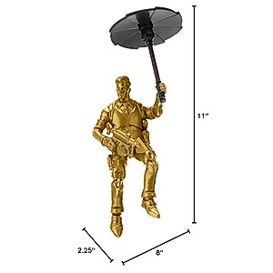 Fortnite Hot Drop1 Figure Pack, with 4-inch Midas-Gold Figure, Harvesting Tool, Umbrella, Back Bling, and Weapons