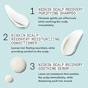 Nioxin Scalp Recovery Anti-Dandruff System Kit for Itchy & Flaky Scalp, Pyrithione Zinc, 6.8 fluid ounce (Packaging May Vary)